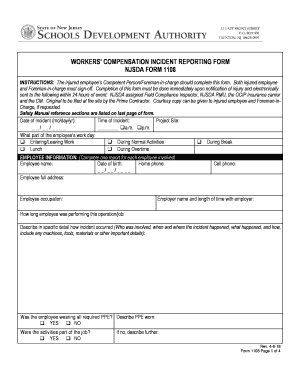 Fillable Online NJSDA FORM 1108 Fax Email Print - pdfFiller