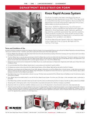 Fillable Online Knox Rapid Access System - Knox Box Fax Email Print ...