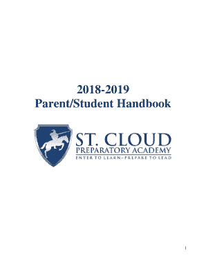 Fillable Online Template for Creating a Parent/Student Handbook Fax ...