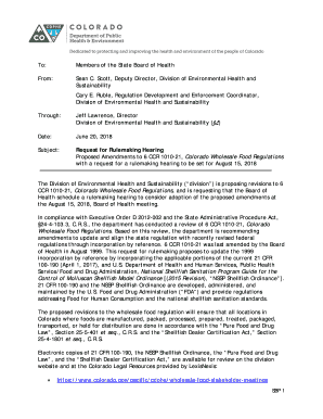 Fillable Online BOH Rulemaking Forms 2018 Template Fax Email Print ...