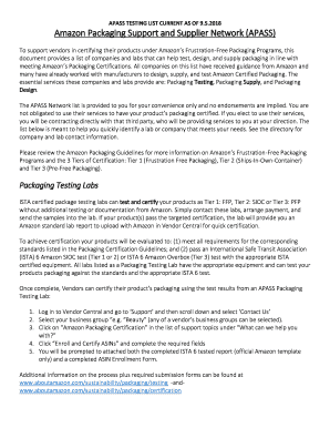 Fillable Online packaging materials list template download for free Fax ...