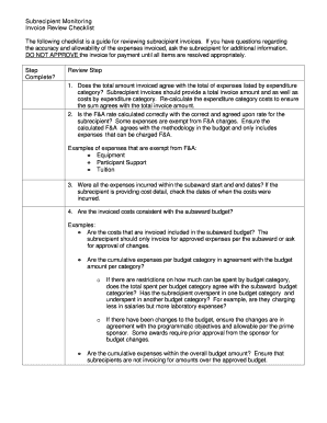 Fillable Online researchadministration caltech Subrecipient Monitoring ...