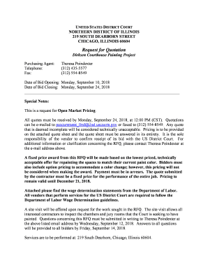 Fillable Online Dirksen Courthouse Painting Project Fax Email Print ...