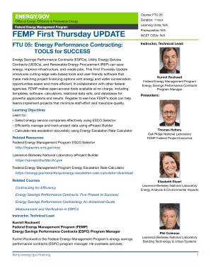 Fillable Online www4 eere energy Federal Energy Management Program FEMP ...