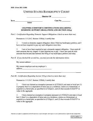 Fillable Online B283 (Form 283) (12/08) Fax Email Print - pdfFiller