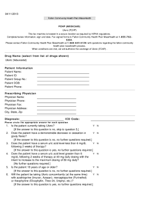 Fillable Online prior authorization form - Fallon Community Health Plan ...