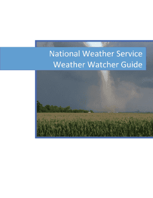 Fillable Online Weather Watcher Guide Fax Email Print - pdfFiller