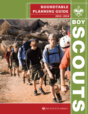 Fillable Online roundtable planning guide - Boy Scouts Fax Email Print ...