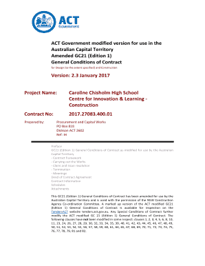 Fillable Online gc 21 contract Fax Email Print - pdfFiller