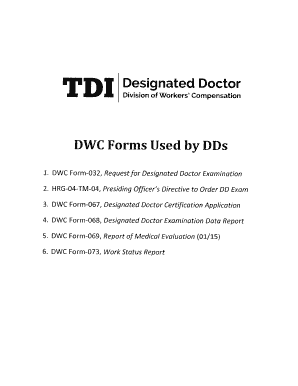 Fillable Online Designated Doctor Forms. Designated Doctor Forms Fax ...