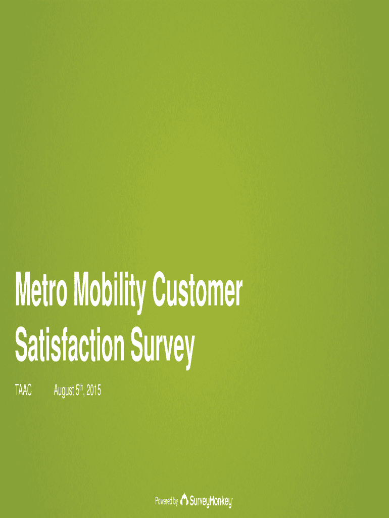 Fillable Online Metro Mobility Customer Feedback Form - Metropolitan ...