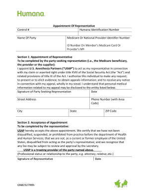 Fillable Online GN82327RRh Medicare AOR Form WEB Fax Email Print ...