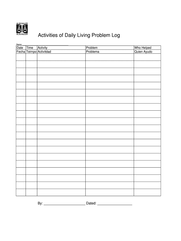 Fillable Online Activity Log Squarespace Help Fax Email Print - pdfFiller