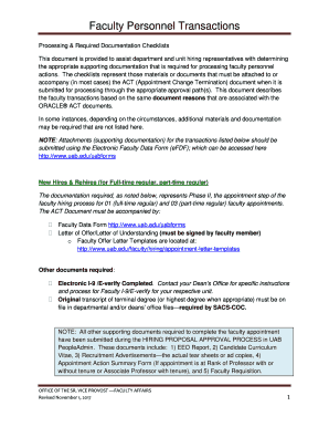 Fillable Online How to process a Personnel Transaction Request (PTR ...