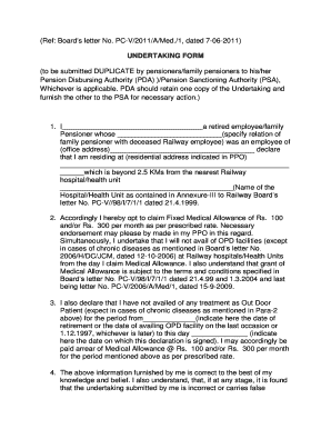 Fillable Online Application form Indian Railway Employee Fax Email ...