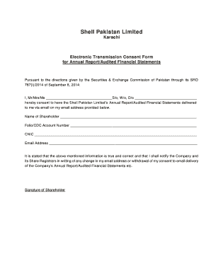 Electronic Transmission Authorization And Consent Form - Fill Online ...