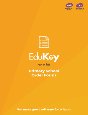 Fillable Online Primary School Order Forms - Provision Map Fax Email ...