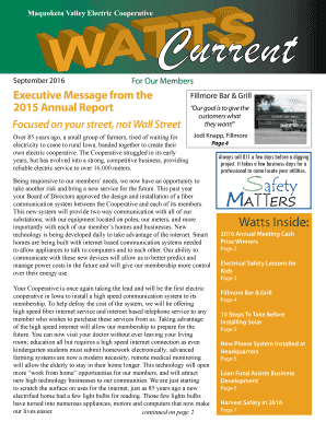 Fillable Online Executive Message from the Fax Email Print - pdfFiller