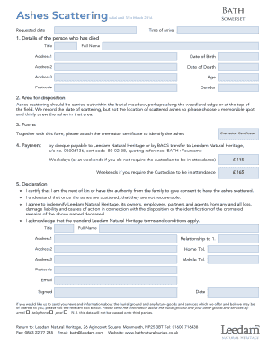 Fillable Online Area for disposition Fax Email Print - pdfFiller