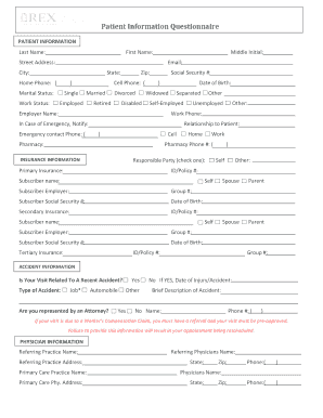 Fillable Online Patient Forms USMD Hospital at Fort Worth Fax Email ...
