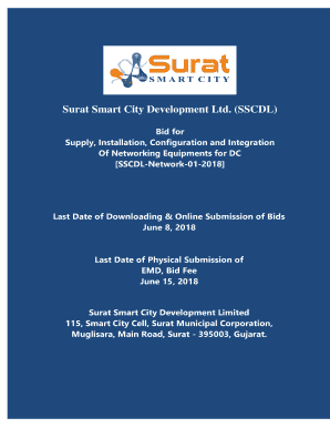 Fillable Online Surat Municipal Corporation - Surat Smart City Fax ...
