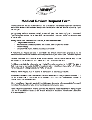 Fillable Online Medical Review Request Form Fax Email Print - pdfFiller