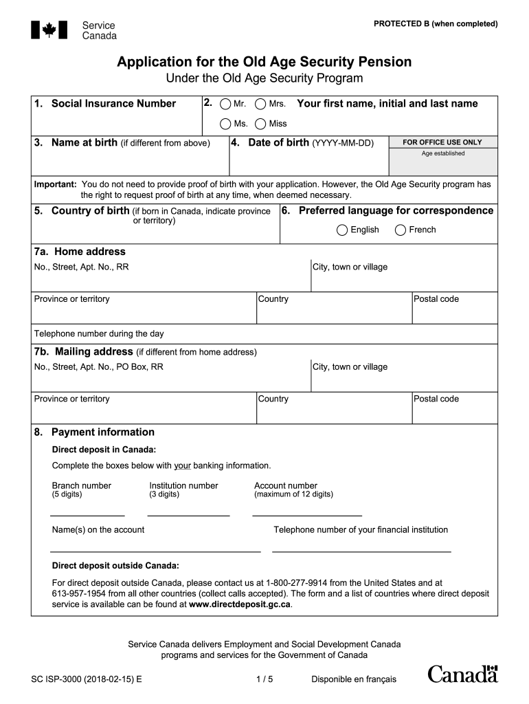 Canada Old Age Pension Application Fill Out Sign Online DocHub Canada Old Age Pension Application Fill Out Sign Online DocHub