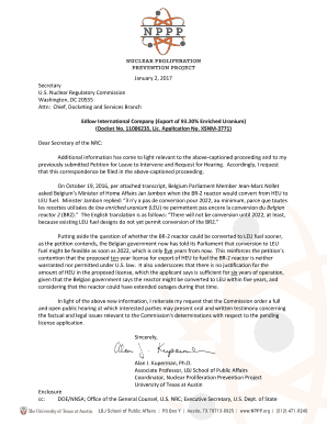 Fillable Online Letter from Alan Kuperman Providing Transcript of ...