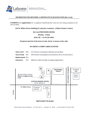 Fillable Online Bar Card Fax Email Print - pdfFiller