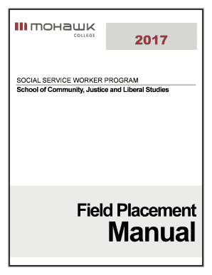 Fillable Online Field Placement - Mohawk College Fax Email Print ...