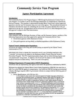 Fillable Online Community Service Van Information Guide - Metro Transit ...