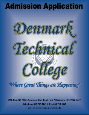 Fillable Online DTC Application-July 9-10 (revised) - Denmark Technical ...