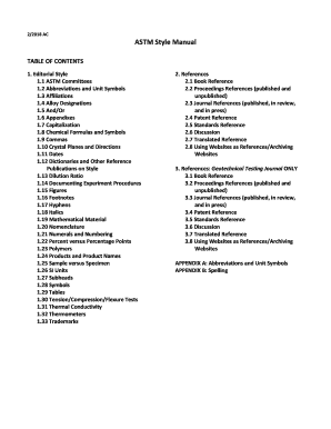 Fillable Online ASTM Style Manual - ASTM International Fax Email Print ...