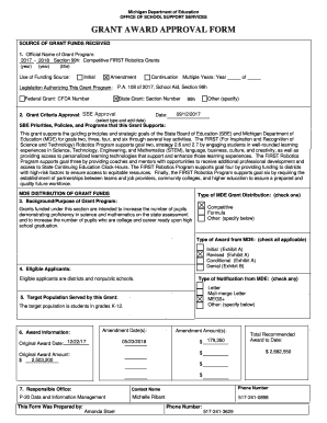 Fillable Online Grant Criteria Approval: SBE Approval Fax Email Print ...