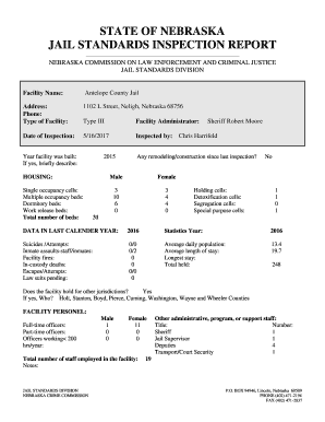 Fillable Online Antelope County Jail Fax Email Print - pdfFiller