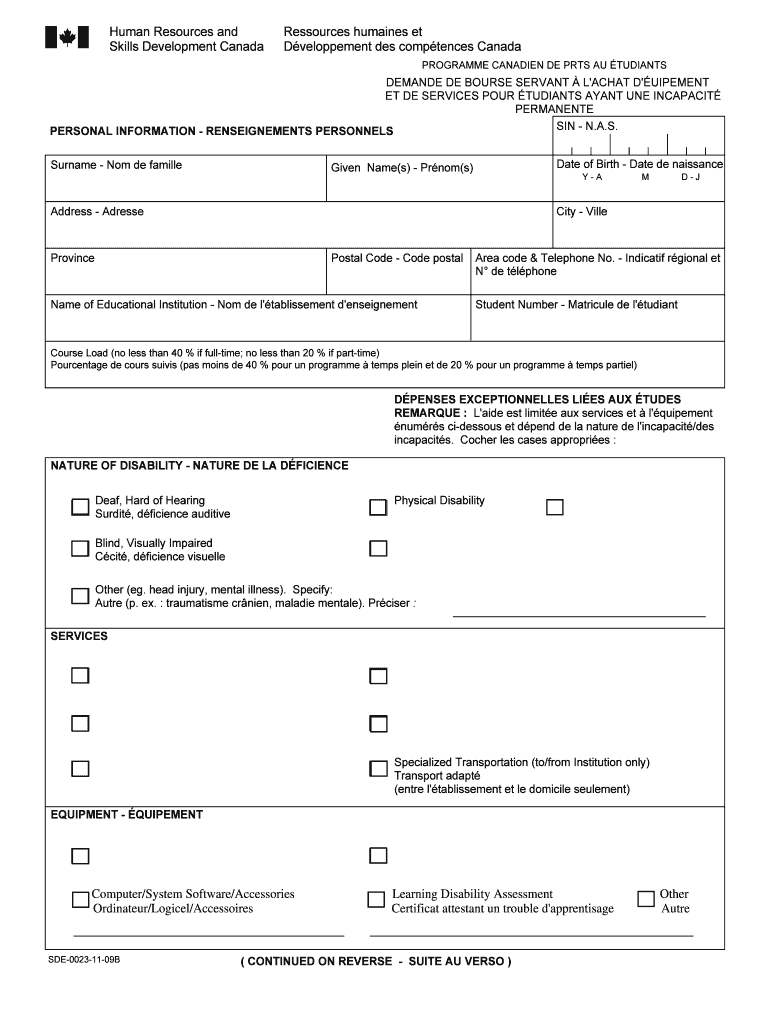 Fillable Online Permanent Disability Medical Assessment Form ...