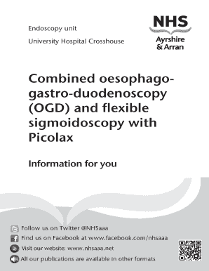 Fillable Online Combined oesophago- gastro-duodenoscopy (OGD) and ...