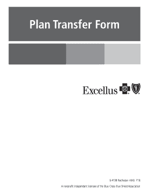 Fillable Online 2018 Medicare Excellus Rochester Option Transfer Form ...