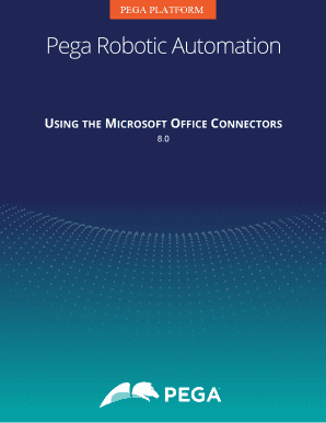 Fillable Online Using the Microsoft Office Connectors. Pega Robotic ...