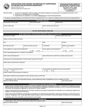 Fillable Online forms in APPLICATION FOR CHANGE OR ADDITION OF ...