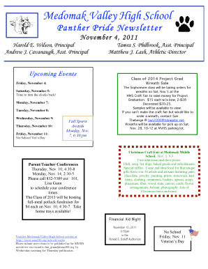 Fillable Online maine school administrative district no - MSAD #40 Fax Email Print - pdfFiller