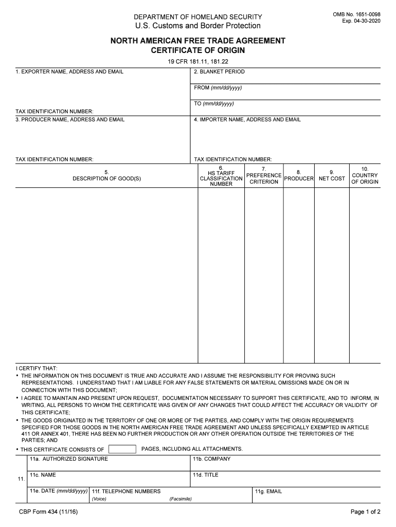 Fillable Online form omb no 1651 0098 Fax Email Print - pdfFiller