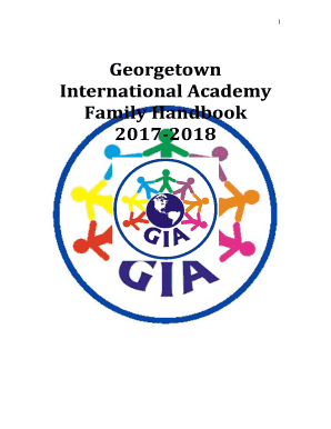 Fillable Online The Georgetown International Academy (GIA), formerly ...
