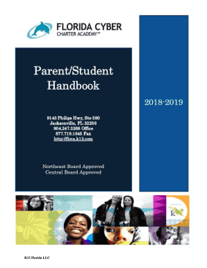 Fillable Online FLCCA parent/student handbook Fax Email Print - pdfFiller