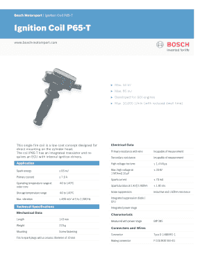 Bosch P65 - Fill Online, Printable, Fillable, Blank | pdfFiller