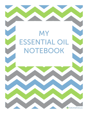 Essential Oil Notebook Printables - Fill Online, Printable, Fillable ...