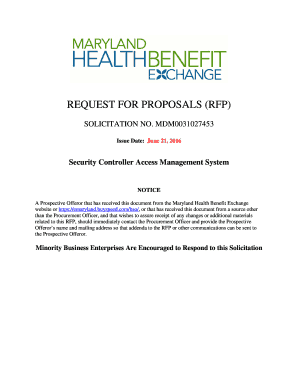 Fillable Online Services Procurement Solicitation Template for Request ...