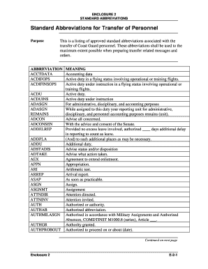 Fillable Online United States Coast Guard (USCG) Acronyms - Deputy ...