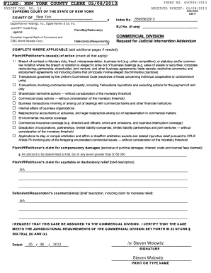 Fillable Online iapps courts state ny lawsuit - New York State Unified Court System Fax Email ...