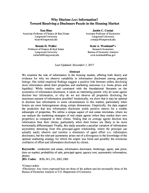 Fillable Online Why Disclose Less Information Fax Email Print - pdfFiller